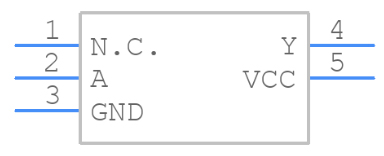 SN74LVC1G17DCKR Single Schmitt-Trigger Buffer: Schematic, Pinout, and ...