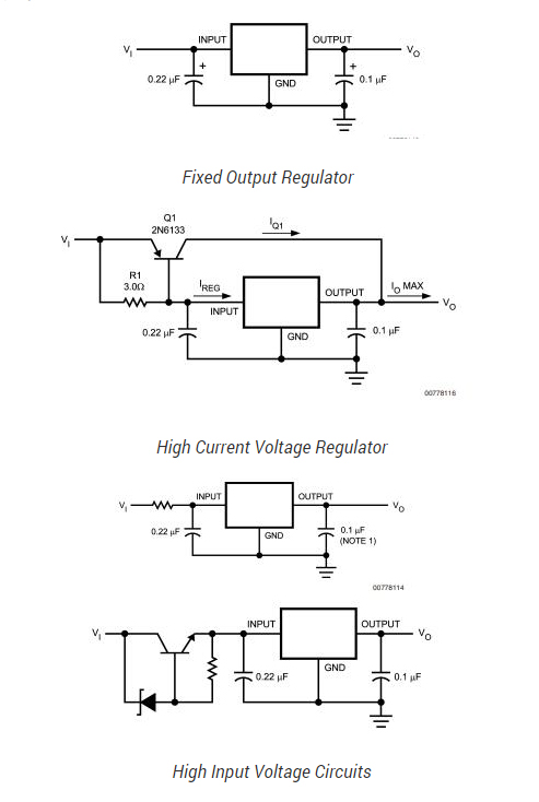 LM340T-5.0 Voltage Regulator: LM340T-5.0 Pinout, Application and Circuit