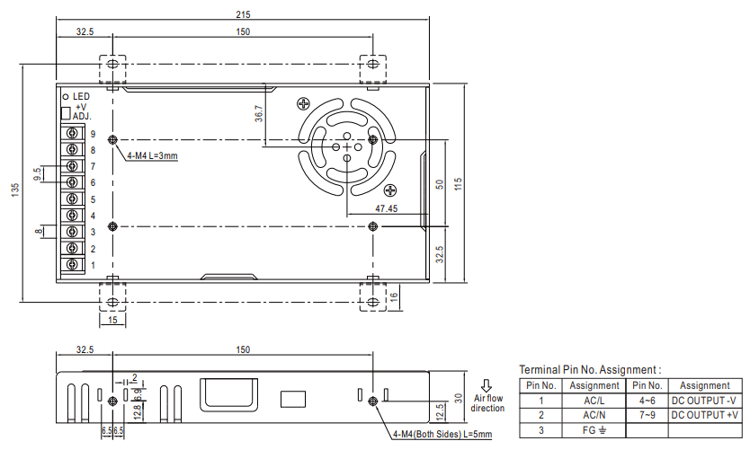 LRS-350-24 AC DC Converters Output 24V 14.6A[Video]: Datasheet, Wiring Diagram, and Features
