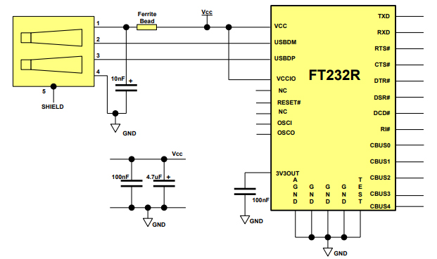 FT232RL IC USB FS SERIAL UART 28-SSOP[Video]: Datasheet, Pinout, and ...