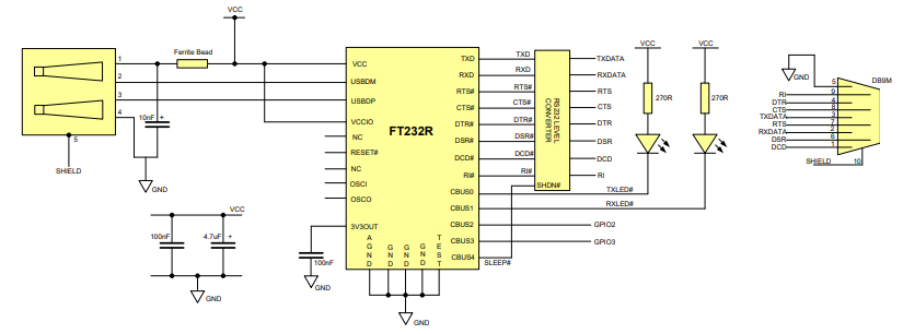 FT232RL IC USB FS SERIAL UART 28-SSOP[Video]: Datasheet, Pinout, and ...
