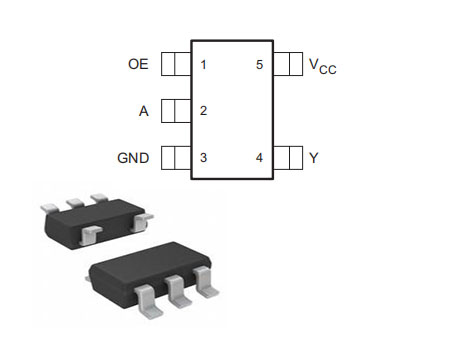 SN74LVC1G126DCKR Single Bus Buffer Gate: Schematic, Pinout, and Datasheet
