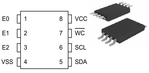 M24128-BR 128-Kbit serial I2C bus EEPROM: Pinout, Equivalent and Datasheet