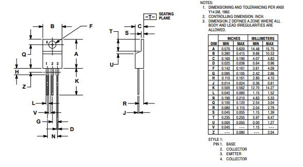 MJE2955T PNP Transistor: Pinout, Datasheet, Uses