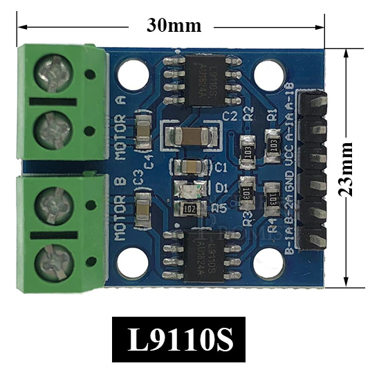 L9110S 2-Channel Motor driver: Circuit, Pinout, and How to work [Video&FAQ]